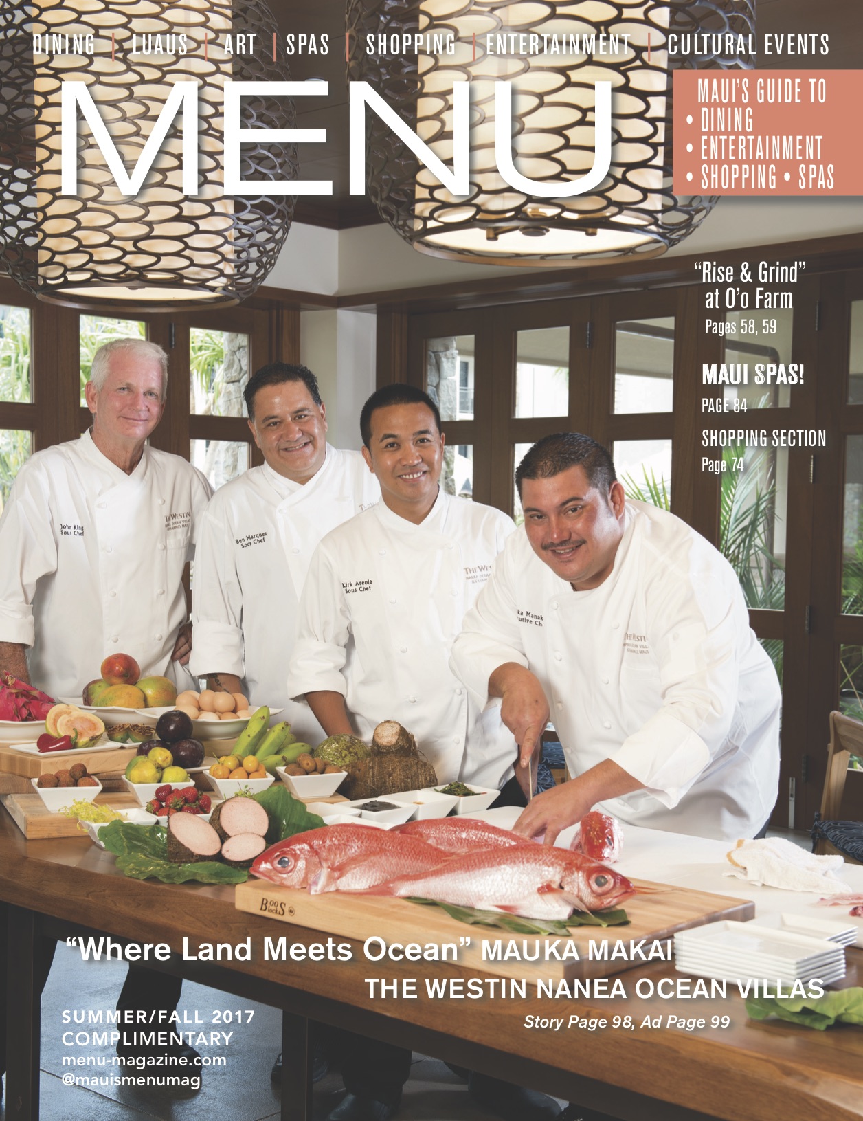Maui Hawaii's Guide to Dining - Mauka Makai - MENU Magazine