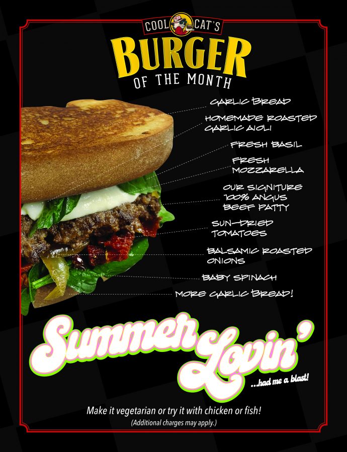 Maui Hawaii's Guide to Dining - Cool Cat Café August Burger - MENU Magazine